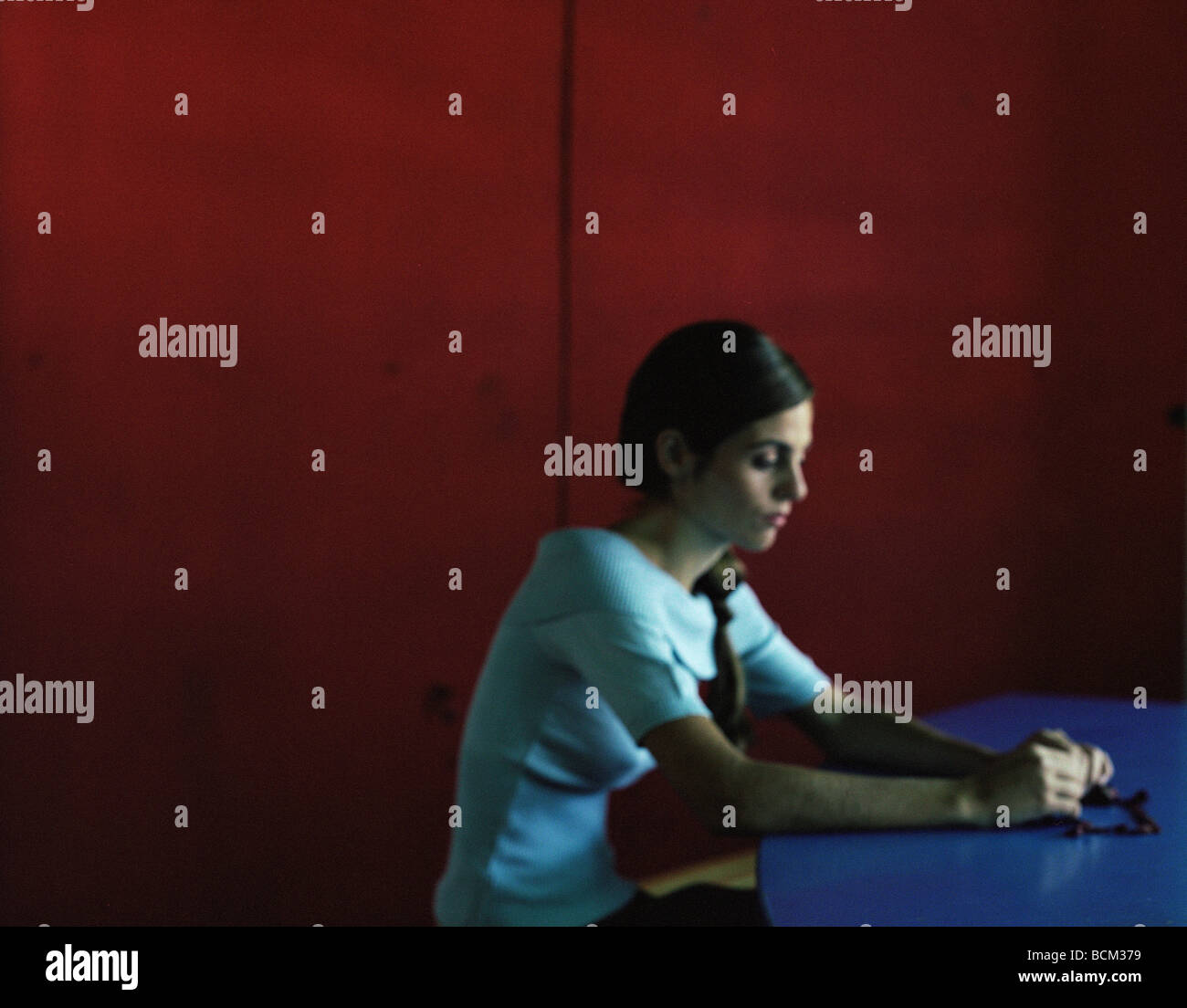 Fidgeting woman hi-res stock photography and images - Alamy