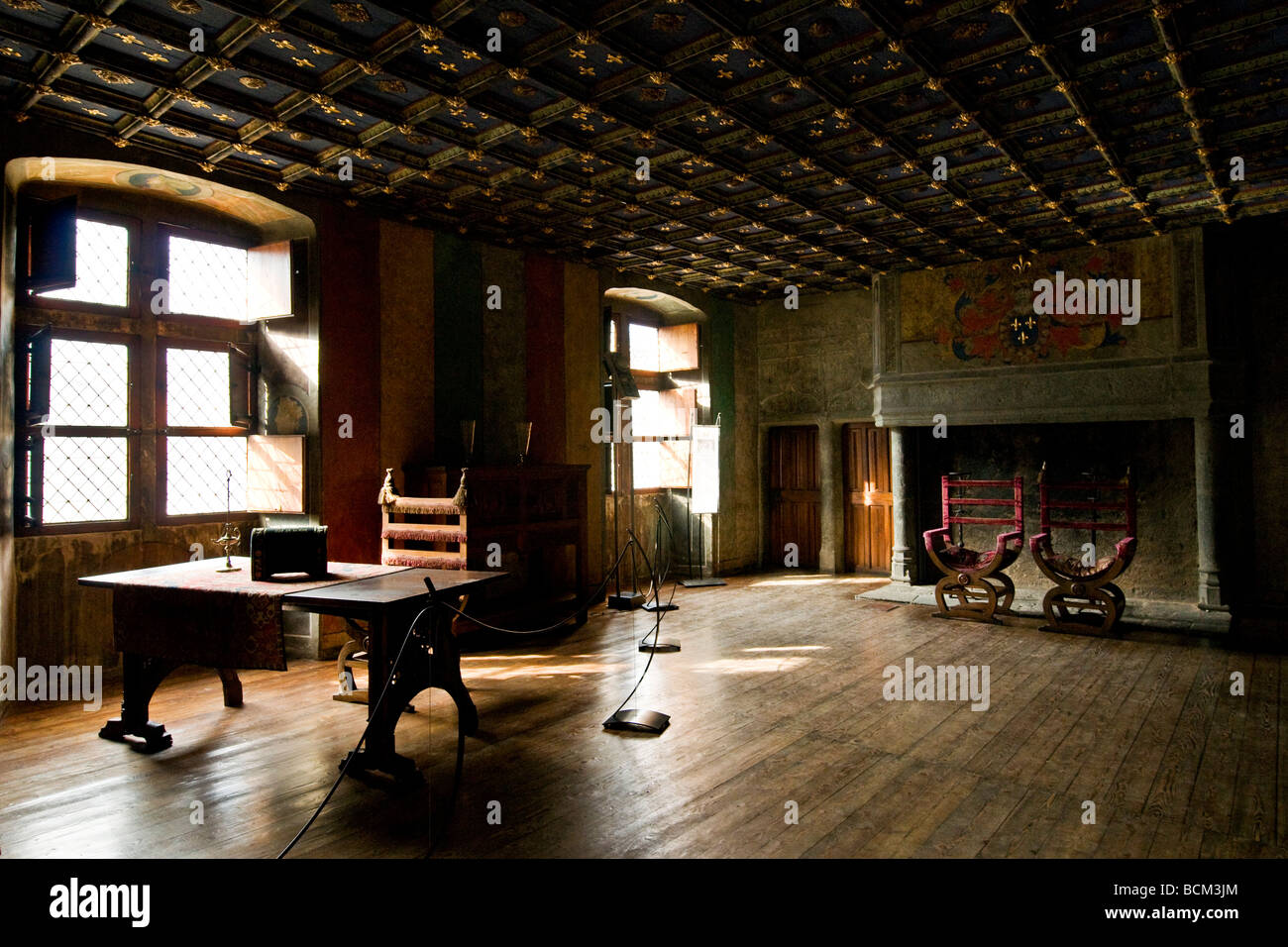 Issogne Castle Aosta Italy Stock Photo - Alamy