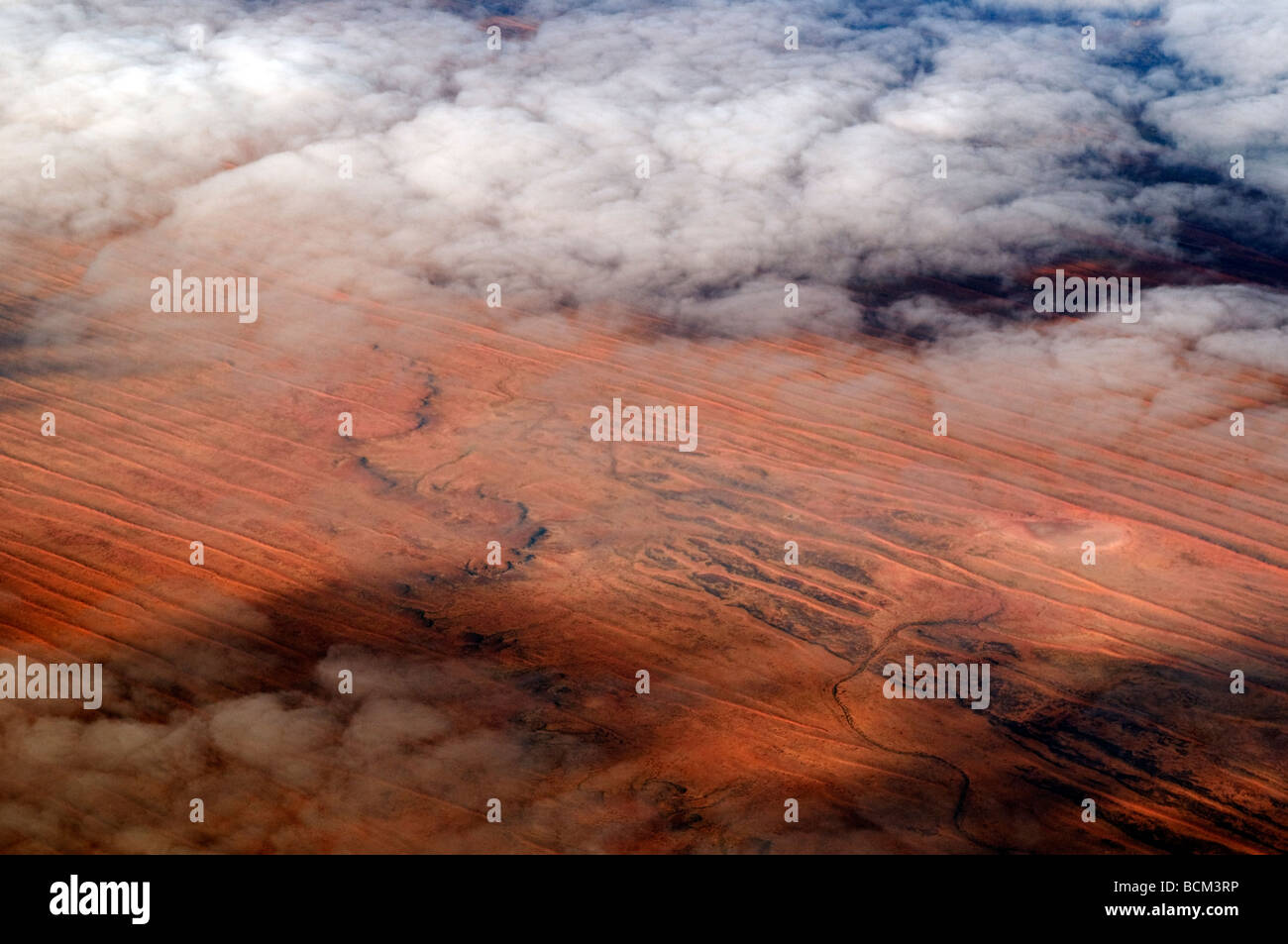 Aerial view of the Australian Outback Stock Photo - Alamy
