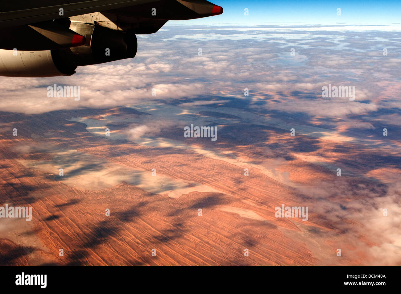Aerial view of the Australian Outback Stock Photo - Alamy