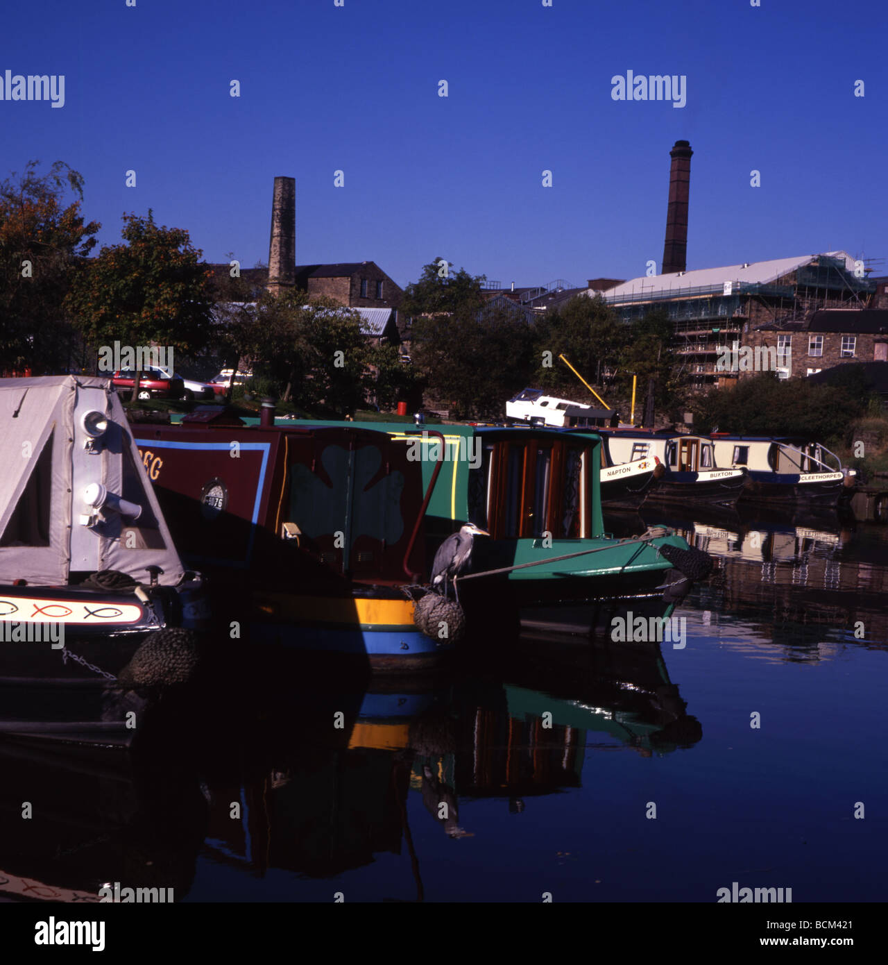 Furness Vale Canal Basin Peak Forest Canal Whaley Bridge Derbyshire ...