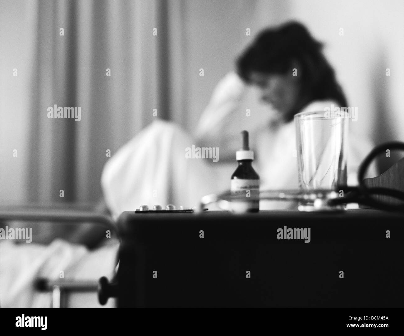 Patient holding room Black and White Stock Photos & Images - Alamy