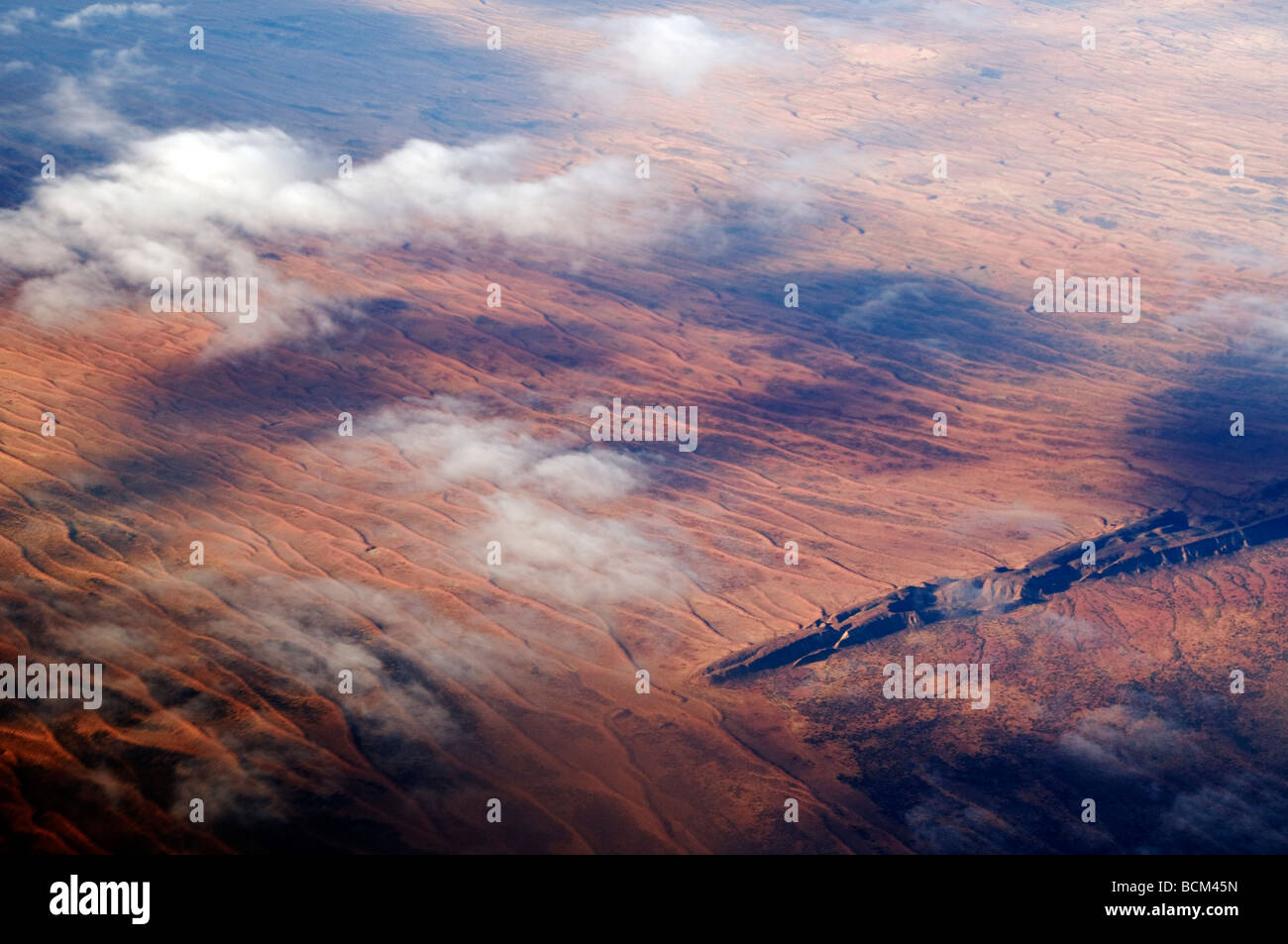 Aerial view of the Australian Outback Stock Photo - Alamy