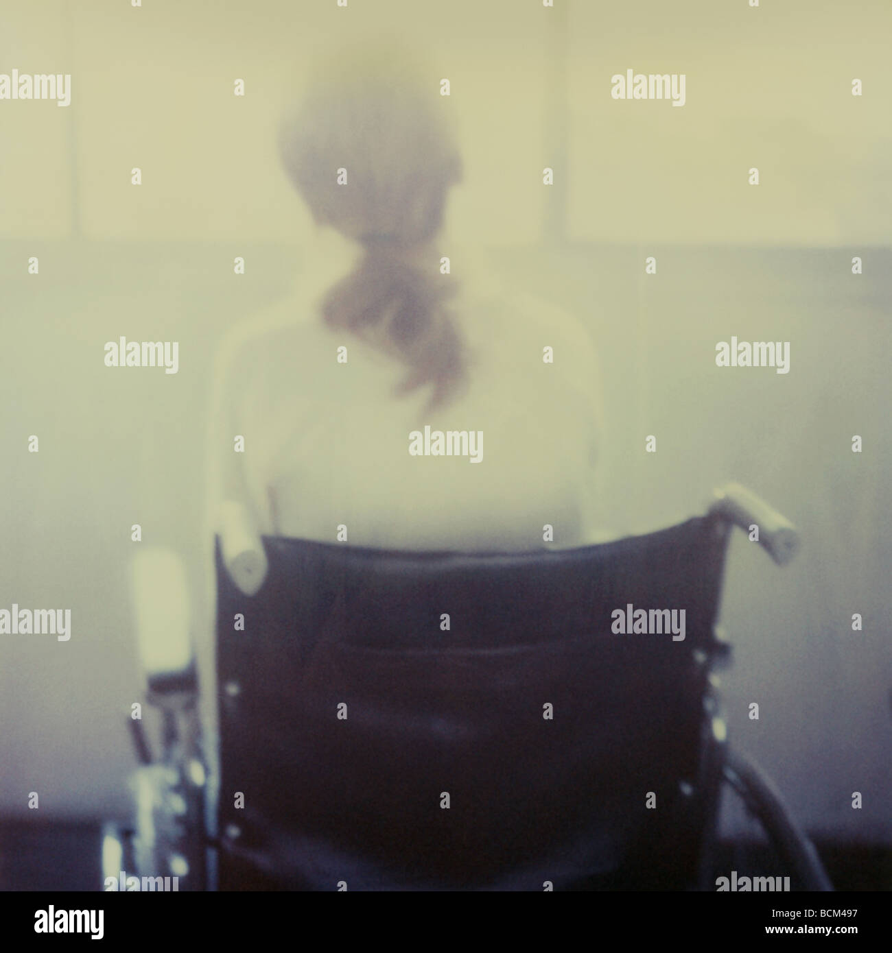 Wheelchair rear view hi-res stock photography and images - Alamy