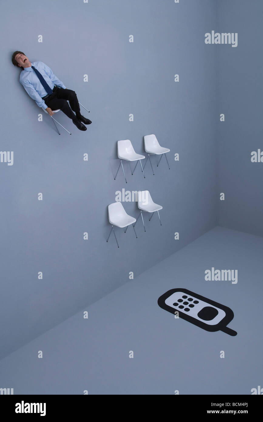 Flying mobile phones hi-res stock photography and images - Alamy