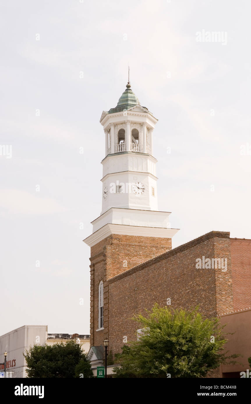 Clock Tower Camden South Carolina USA Stock Photo - Alamy