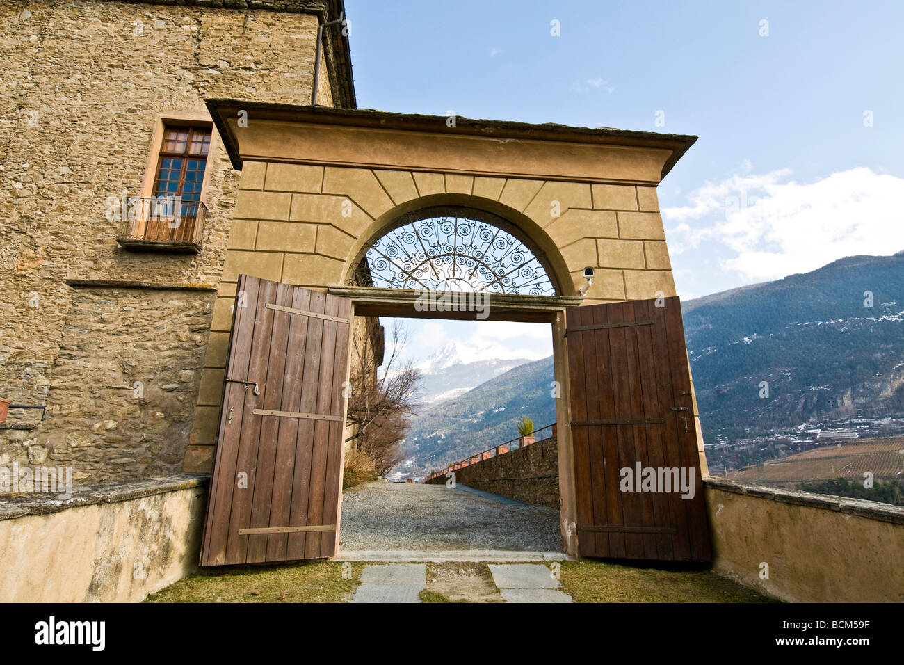 Sarre Castle Aosta Italy Stock Photo - Alamy