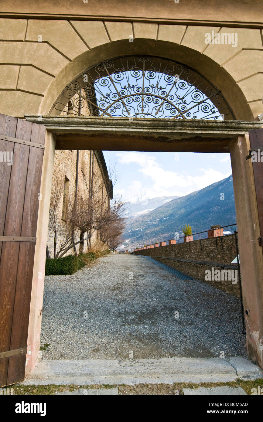 Sarre Castle Aosta Italy Stock Photo - Alamy