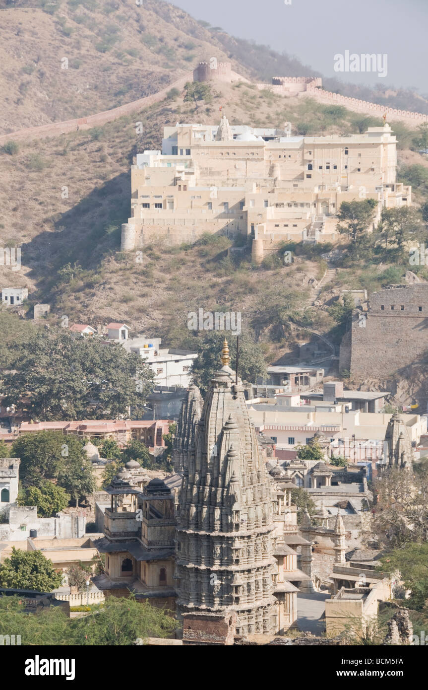 Amber Fort, Views from,Hindu Temple, Amber,Park,Gardens,Dried lake Bed ...