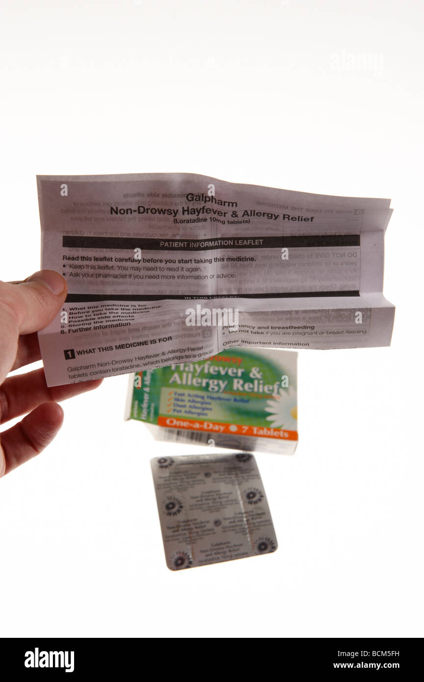 Anti histamine tablets hi-res stock photography and images - Alamy