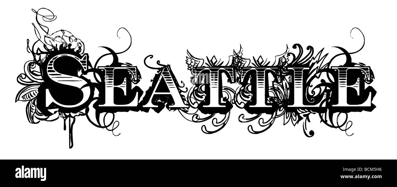 Seattle symbol Cut Out Stock Images & Pictures - Alamy