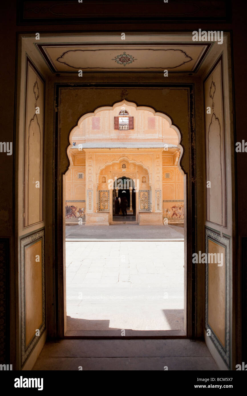 Interior amber fort jaipur rajasthan hi-res stock photography and ...