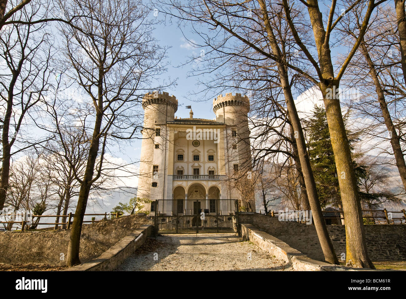 Aymavilles Castle Aosta Italy Stock Photo - Alamy