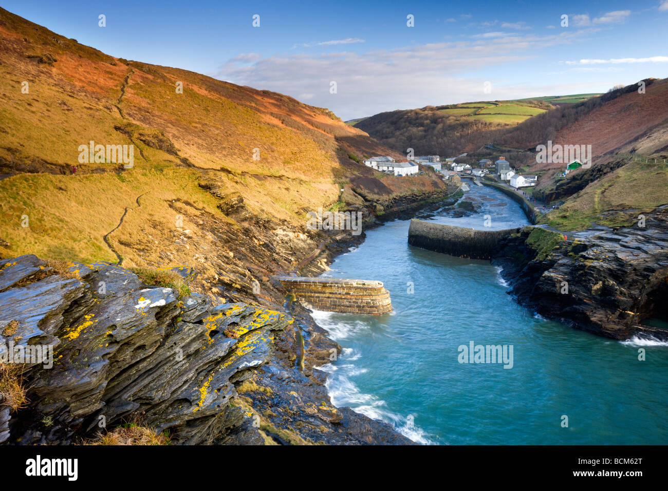 Boscastle view hi-res stock photography and images - Alamy