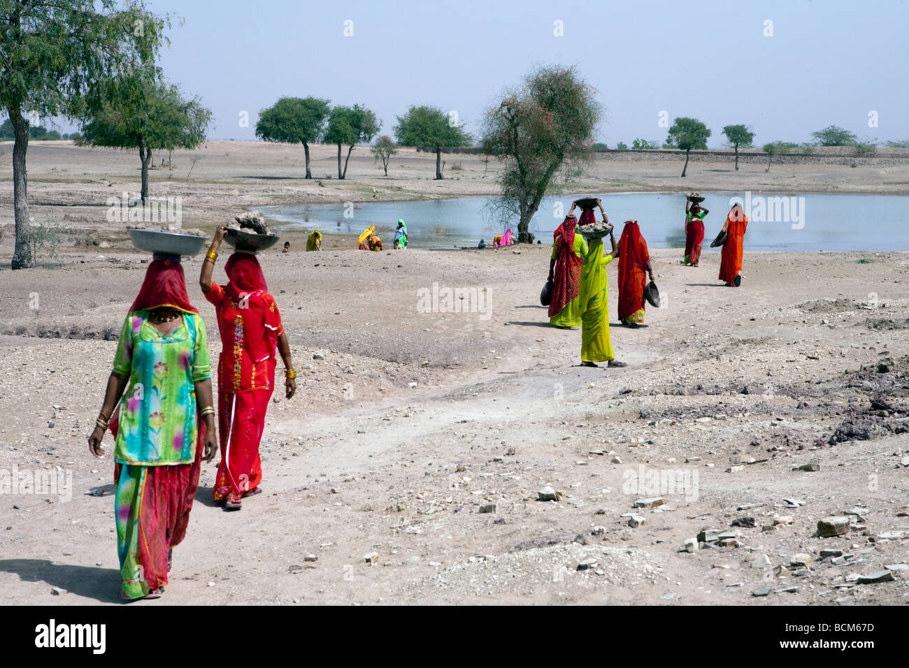 Local Women Working In Rajasthan India Stock Photo - Alamy