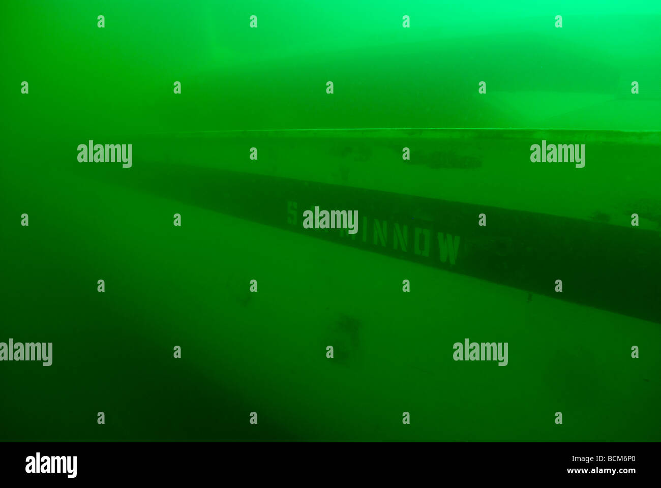 Boat wreck sunk in a lake of green water hi-res stock photography and ...