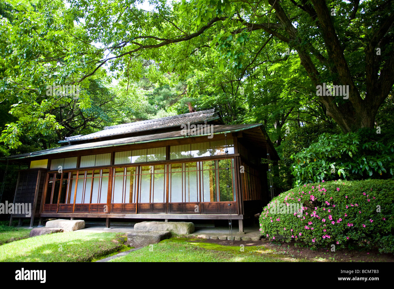 Building at Meiji Jingu Shrine in Tokyo Japan Stock Photo - Alamy