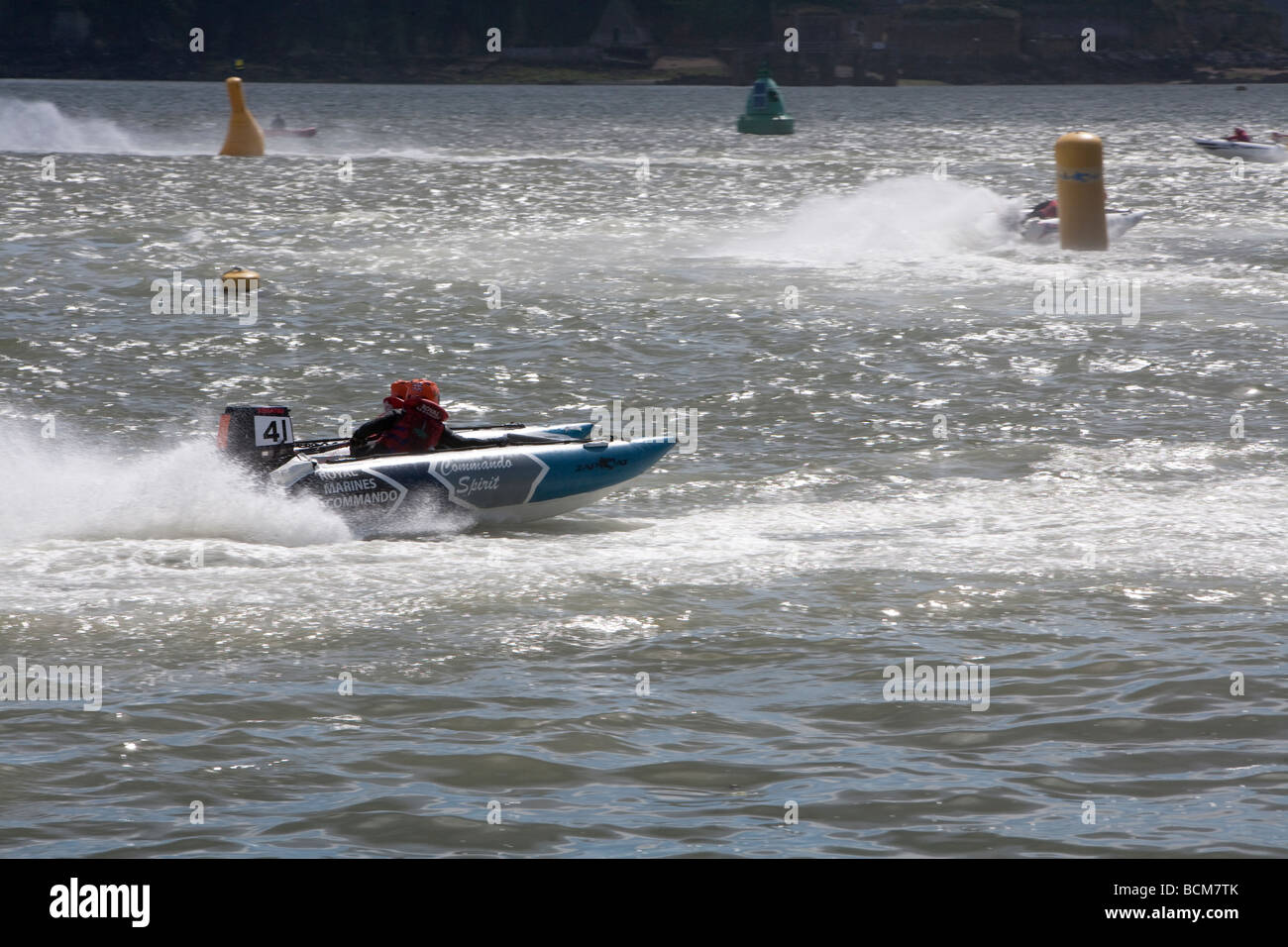 Zapcat Thundercat powerboat race. Plymouth Sound. July 2009 royal ...