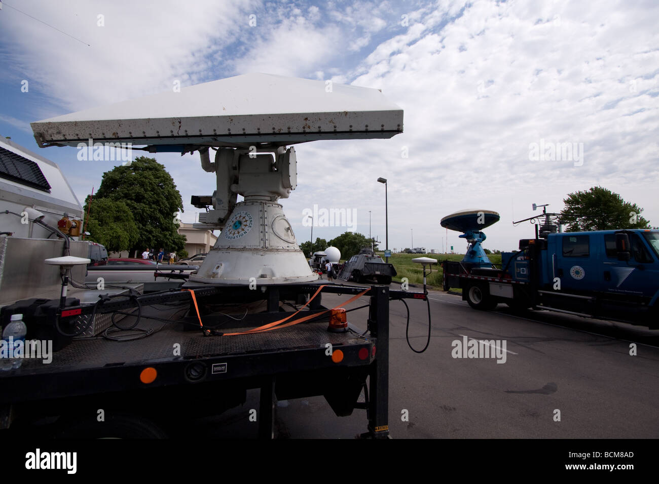 Doppler on wheels radar truck hi-res stock photography and images - Alamy