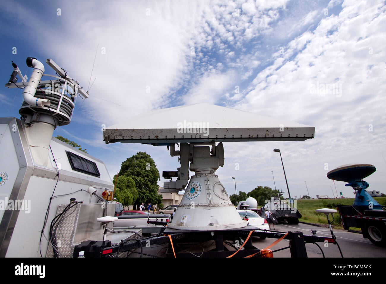 Doppler on wheels radar truck hi-res stock photography and images - Alamy
