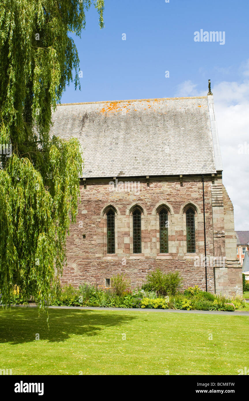 Chapel at Christ College school in Brecon Stock Photo - Alamy