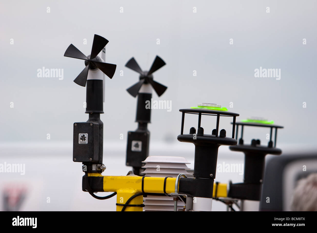 Young Anemometors atop a Tornado Pod for Project Vortex 2 Stock Photo ...