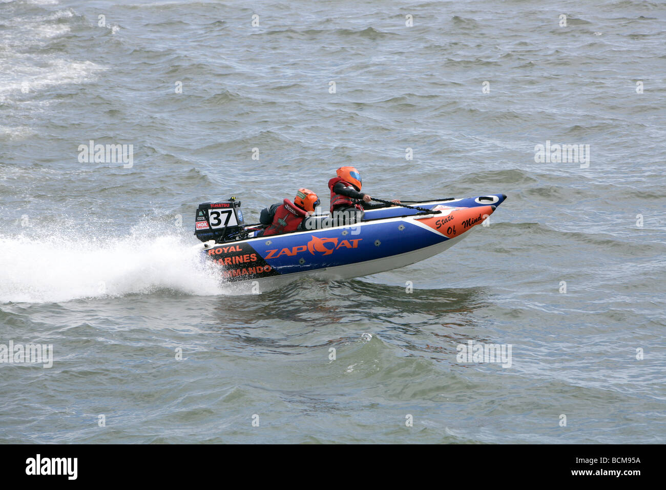 Zapcat Thundercat powerboat race. Plymouth Sound. July 2009 royal ...