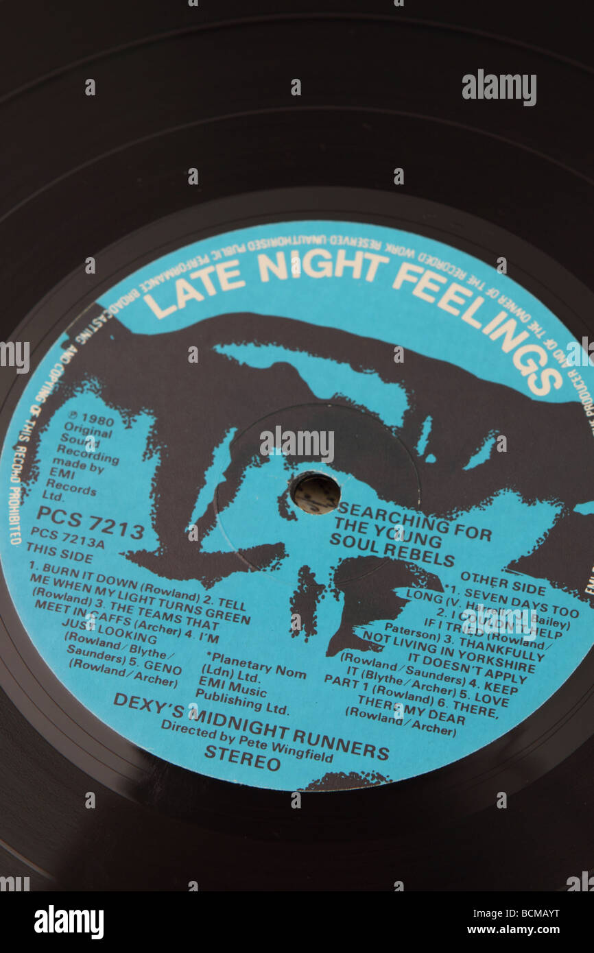 Dexy's Midnight Runners pop group band LP record album called Late ...