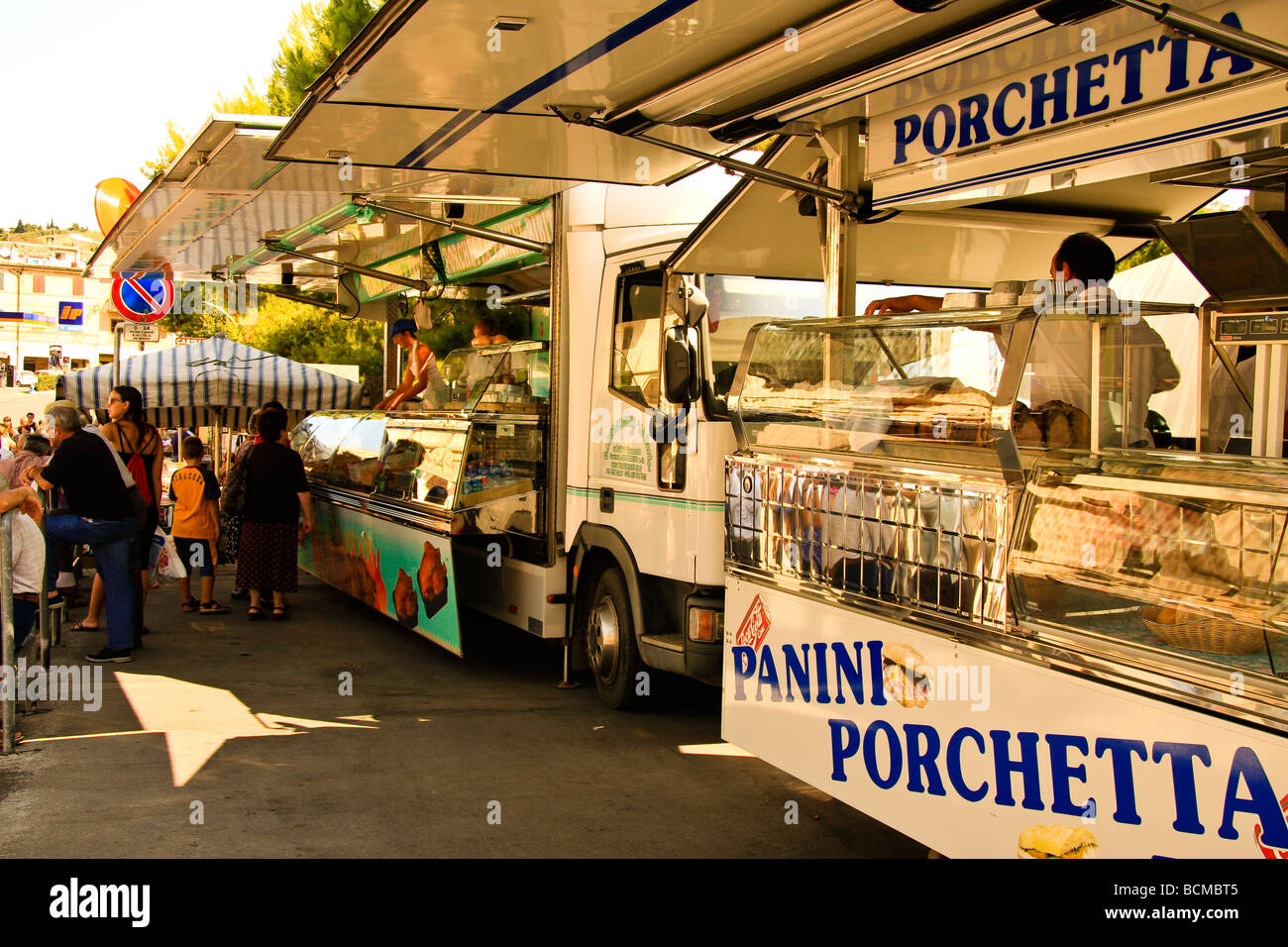 Italian Village, Offida, Le Marche Italy Stock Photo - Alamy