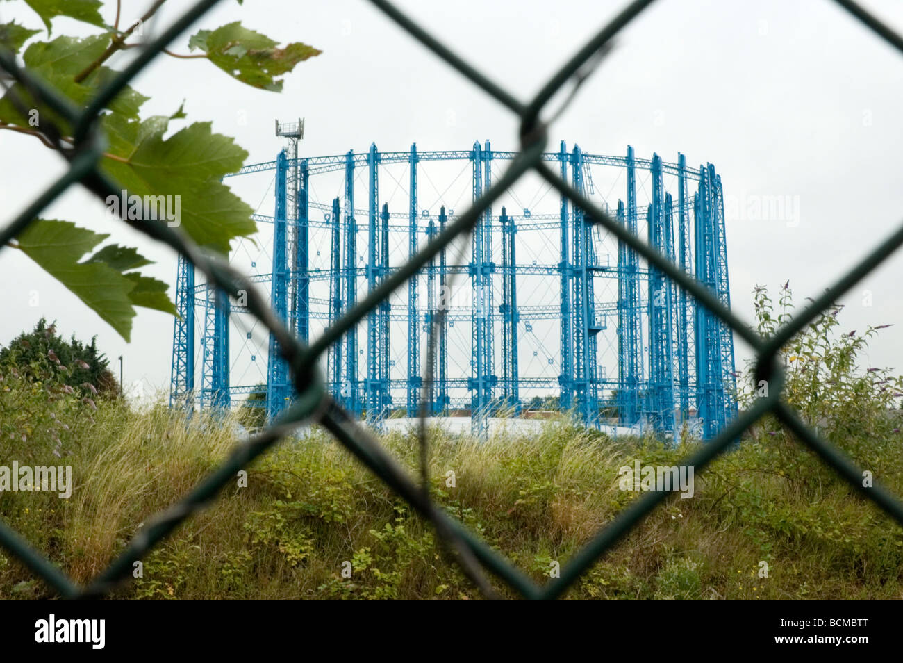 Gas Holders at Bell Green, Sydenham, South London Stock Photo - Alamy