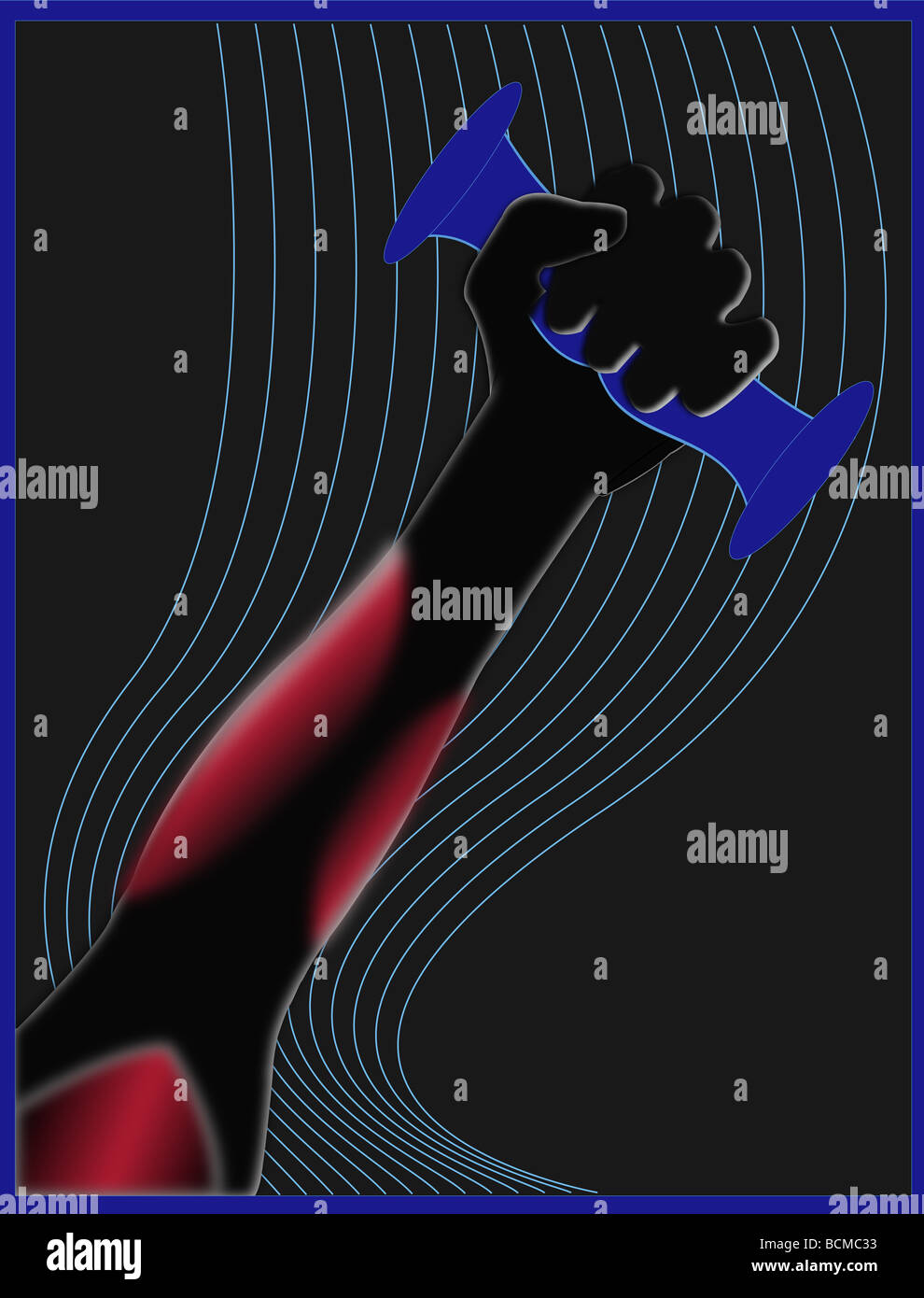 Arm exercises illustration hi-res stock photography and images - Alamy