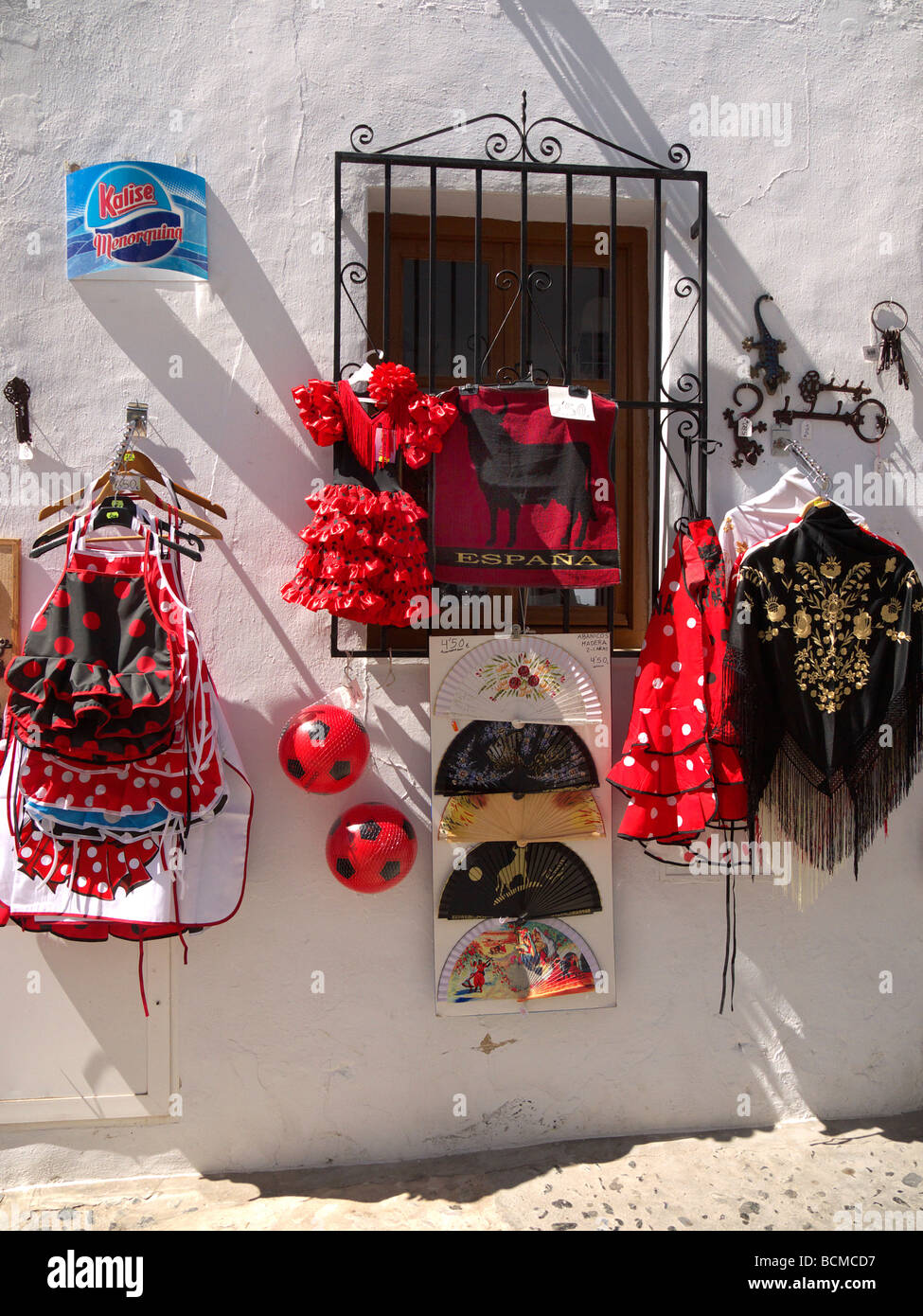 Typical Spanish items in Frigiliana, one of the most beautiful 'white ...