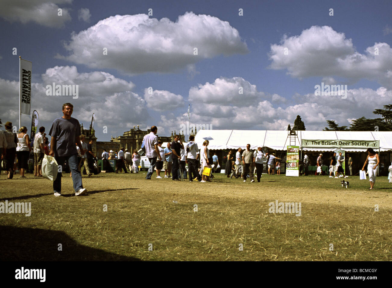 British Deer Society stand at 2008 CLA Game Fair, Blenheim Palace ...