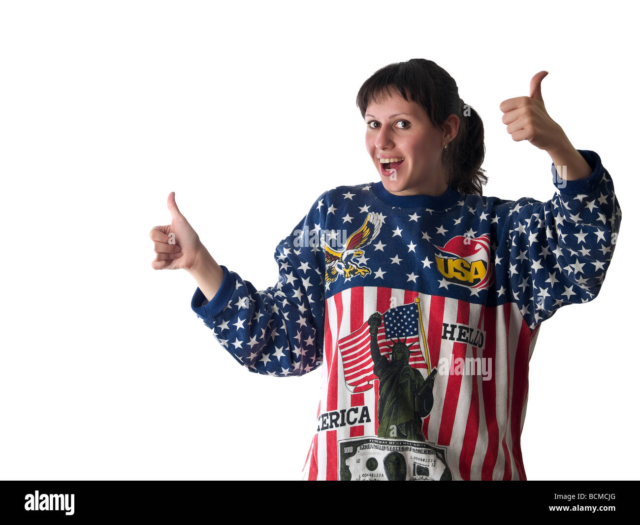 Patriotic lady hi-res stock photography and images - Alamy