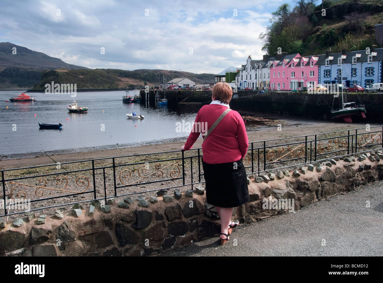 Portree on the Isle of Skye, Scotland, UK Stock Photo - Alamy