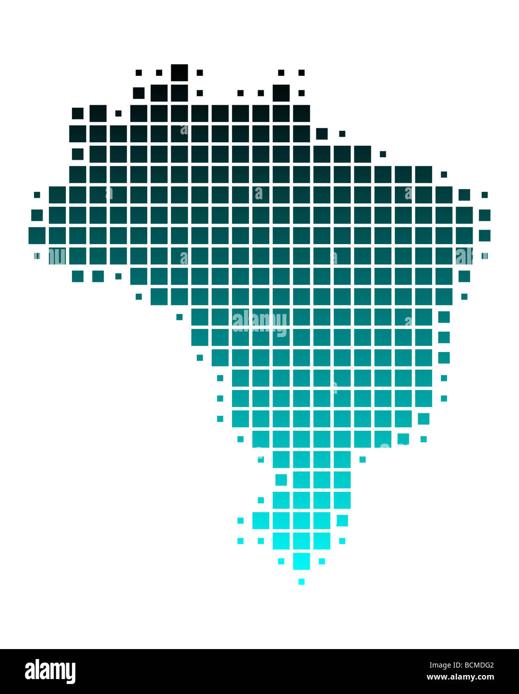 Map of Brazil Stock Photo - Alamy