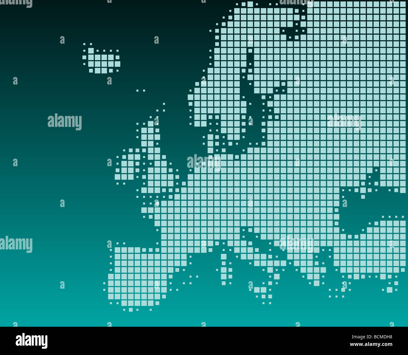 Map of Europe Stock Photo - Alamy
