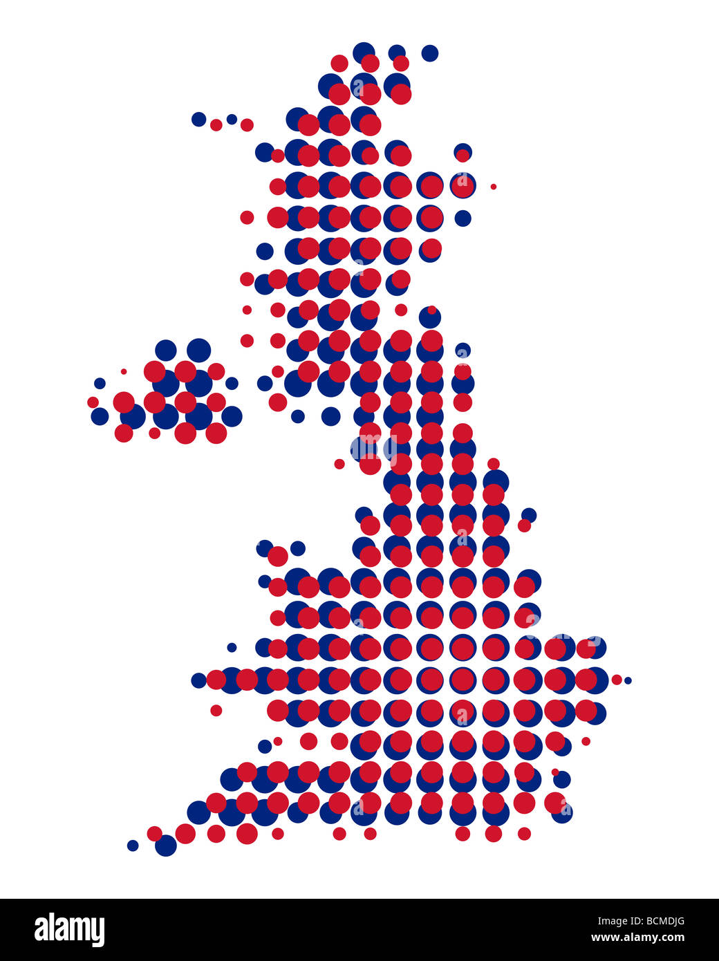 geographical map of great britain