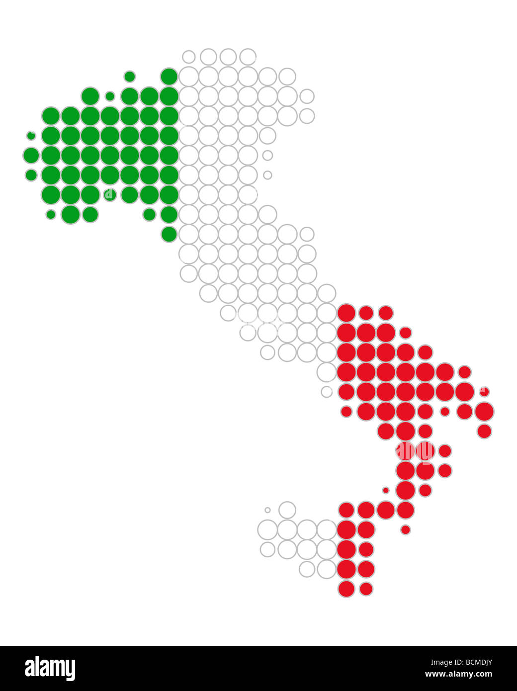 Map and flag of Italy Stock Photo - Alamy