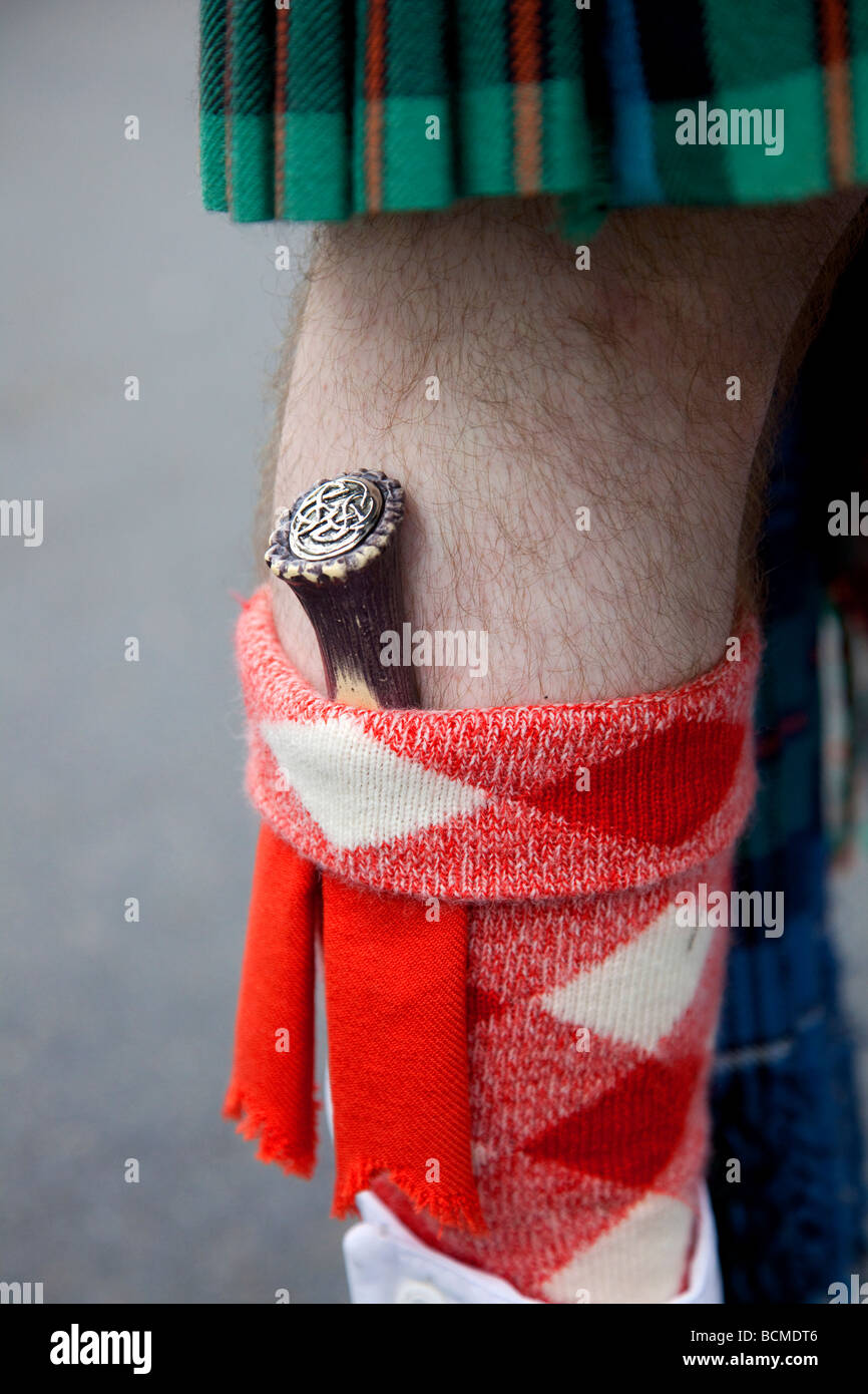 Scottish Skean dhu a ceremonial dagger worn as part of the modern ...