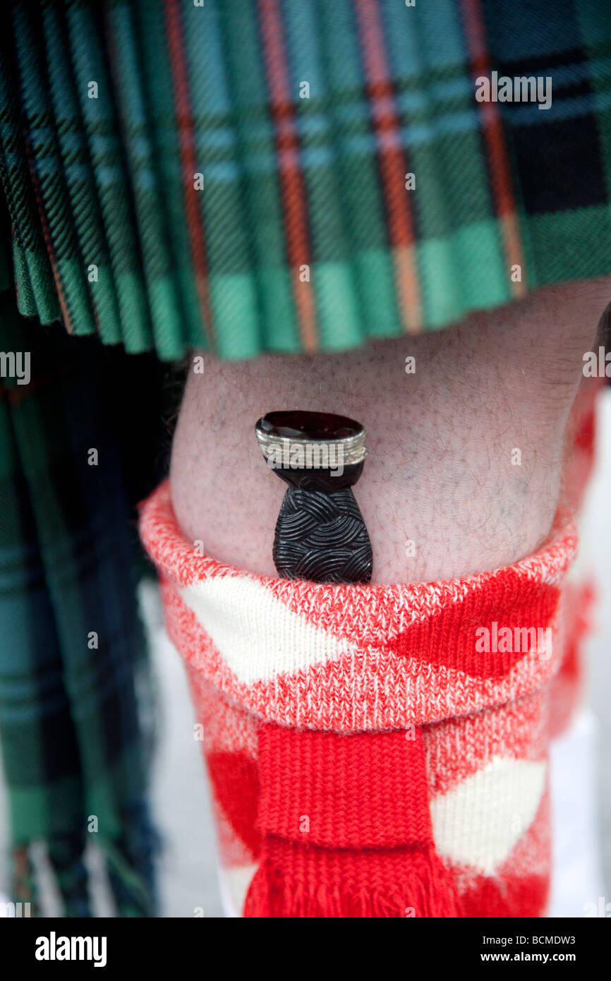 Scottish Skean dhu a ceremonial dagger worn as part of the modern ...