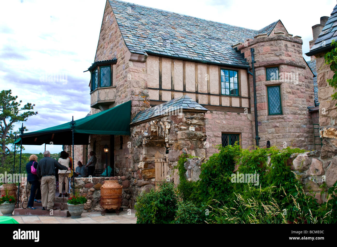 Cherokee Ranch and Castle near Sedalia Colorado Stock Photo - Alamy