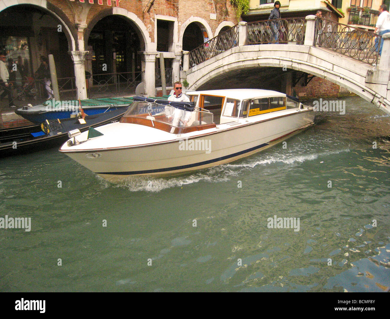 Venetian water taxi hi-res stock photography and images - Alamy