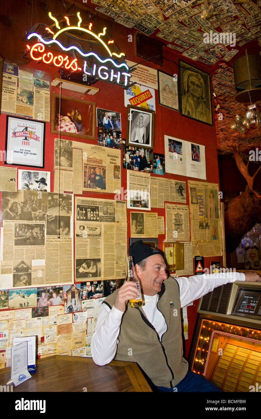 Shooting Star Saloon in Huntsville, Utah. This is reportedly the oldest ...