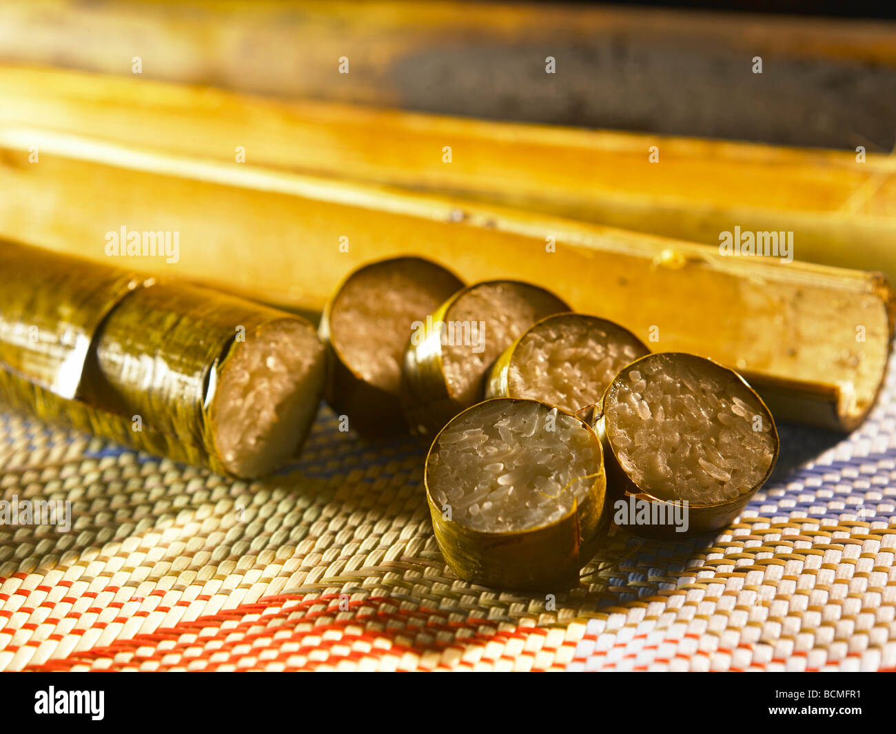 malay traditional food lemang Stock Photo - Alamy