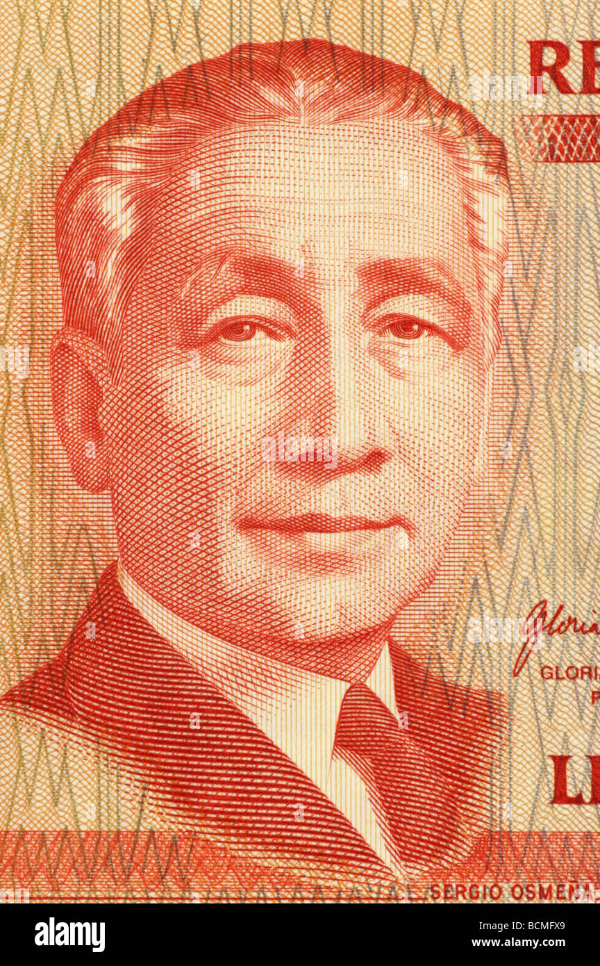 Sergio Osmena on 50 Piso 2008 Banknote from Philipines Stock Photo - Alamy