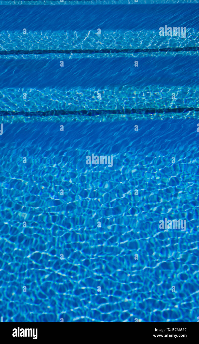 swimming pool water blue summer Stock Photo - Alamy