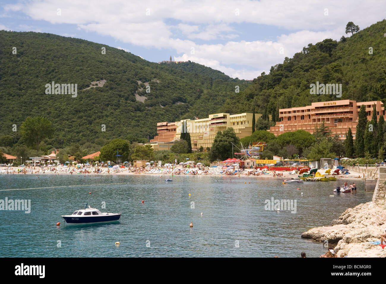Croatia Istria Rabac Stock Photo - Alamy