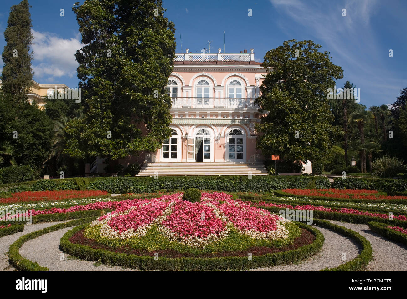 Croatia Kvarner Riviera Opatija Villa Angiolina Stock Photo - Alamy