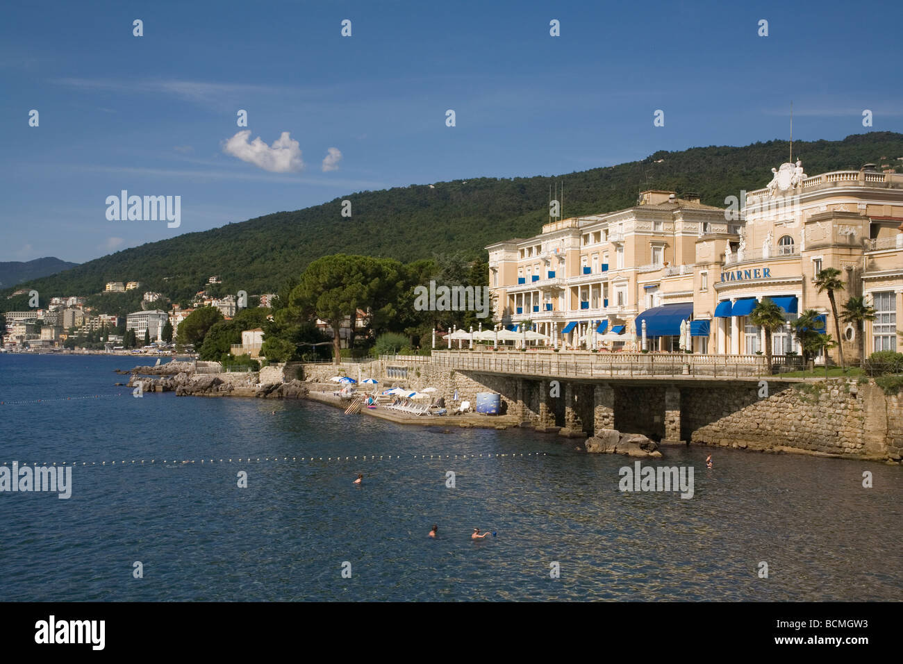 Croatia Opatija Kvarner Riviera Stock Photo - Alamy